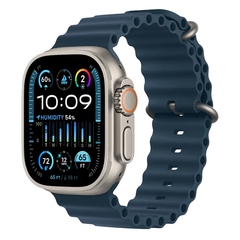 Apple Watch Ultra 2 (GPS + eSim) Titanium Case dây Blue Ocean Band ...